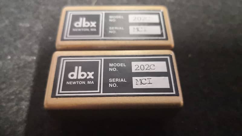 dbx 202C Gold Can 1980 -pair | Reverb