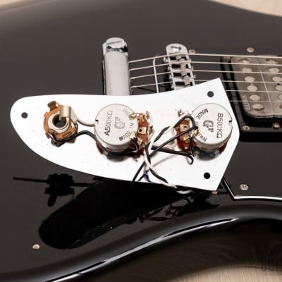 2011 Schecter AR-06 SH Offset Electric Guitar Black, Japan | Reverb