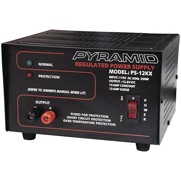 Pyramid® Car Audio Power Supply (250 Watts Input, 10 Amp | Reverb
