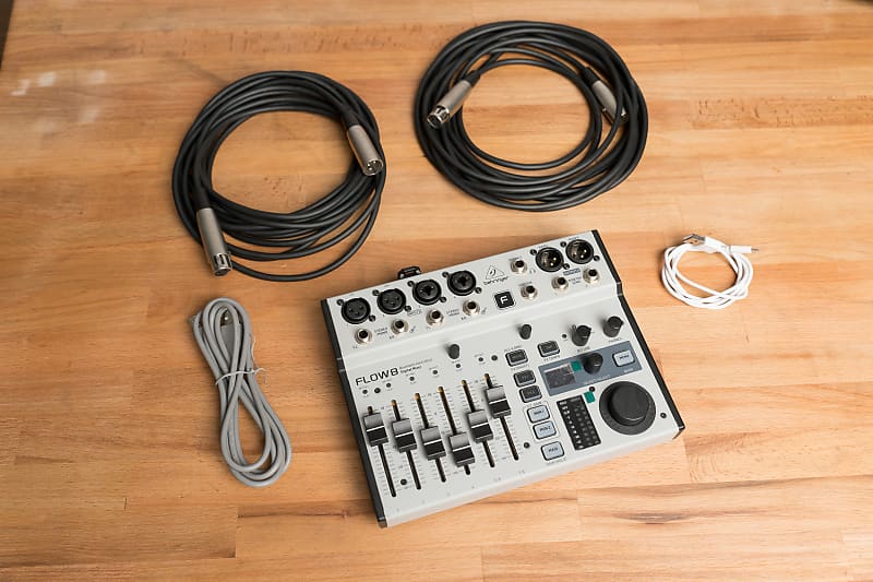 Behringer Flow 8 Digital Mixer w/Bluetooth + Extras | Reverb