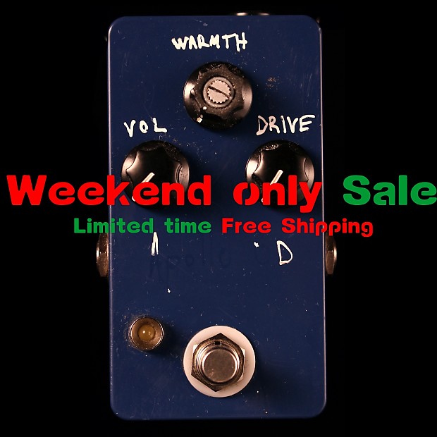 Schroeder Apollo OD Blue Rare Transparent Overdrive | Reverb