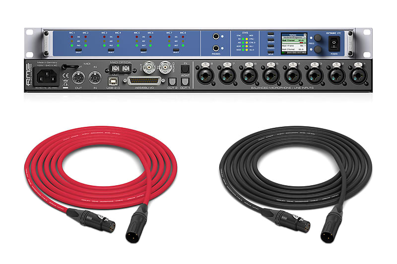 RME OctaMic XTC | 8 Ch. Digital Mic Preamp USB 2.0 Interface | Reverb
