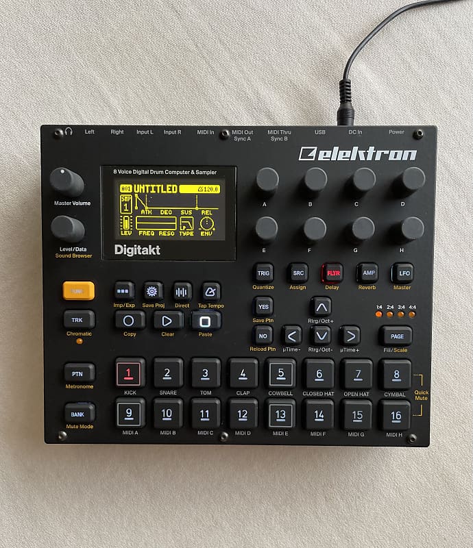 Elektron Digitakt Eight-Voice Digital Drum Computer/Sampler | Reverb