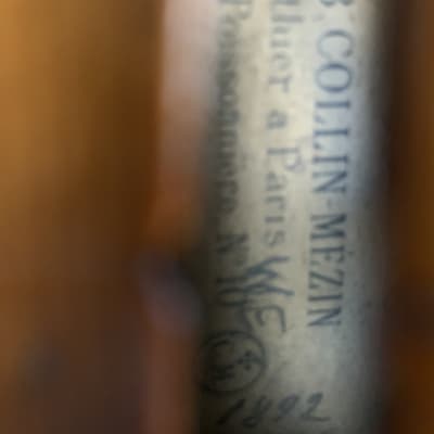 1892 pere Collin Mezin Stradivari model | Reverb