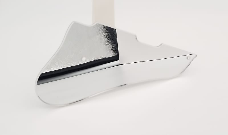 chrome mirror acrylic pickguard for FENDER CORONADO II | Reverb