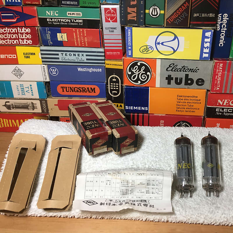 2 NOS OE Box 6CA4 EZ81 NEC Nippon Japan Mini Rectifier Tubes | Reverb