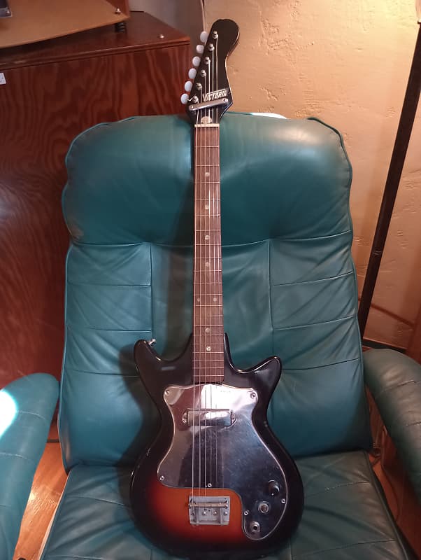 MIJ Vintage Victoria Electric Guitar - Sunburst | Reverb
