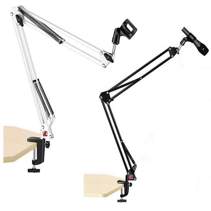 5 Core Boom Arm Mic Stand PAIR Adjustable Suspension Boom | Reverb