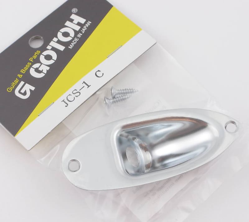 Gotoh JCS-1C Strat® Jack Plate Chrome JCS-1C | Reverb