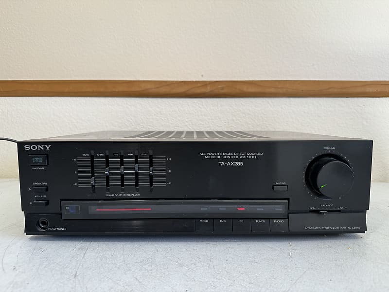 Sony TA-AX285 Amplifier HiFi Stereo Amp Vintage Japan 2 | Reverb