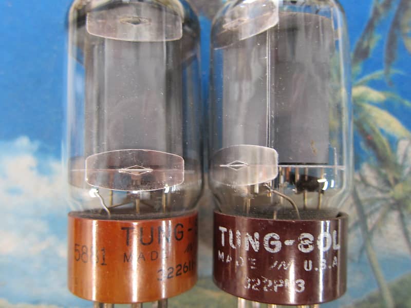 Pr Vintage Tungsol 5881/6L6 Power Tubes 1960s, Military, | Reverb