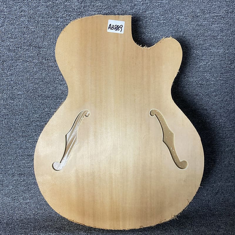 Unfinished Single Cut Jazz Semi Hollow Body DIY Project | Reverb