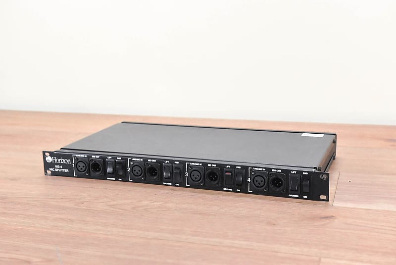 Rapco Horizon MS-4 4-Channel Rackmount Mic Splitter CG00Y5B | Reverb
