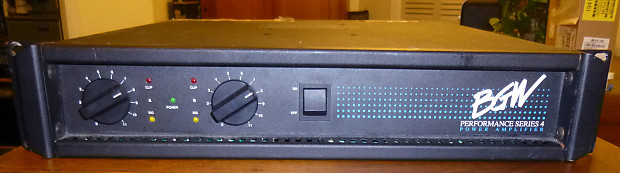 BGW Performance 4 Stereo Amplifier. Up to 1850 watts, | Reverb