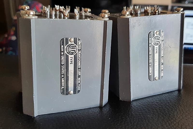 Pair UTC LS-30X Audio Mixing, Low-Z Mike or Multiple Line to | Reverb