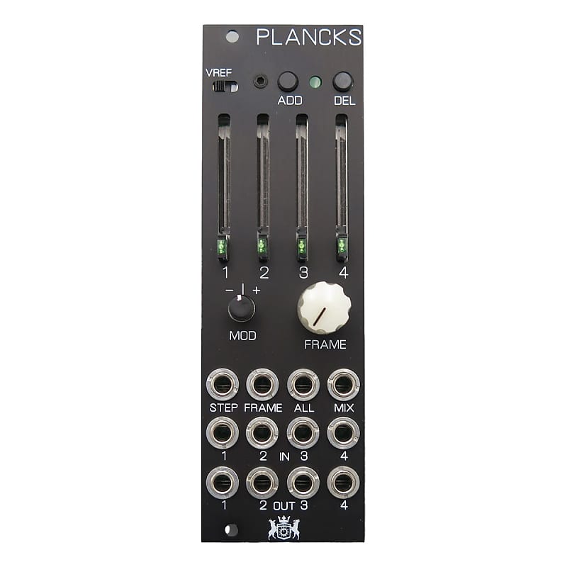 Michigan Synth Works Plancks II Eurorack Mixer module (Black) | Reverb