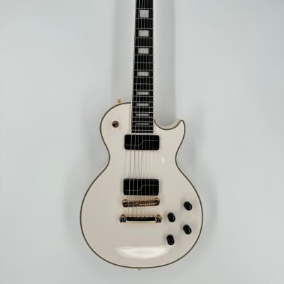 Epiphone Les Paul Custom Matt Heafy 7-String - Bone White | Reverb
