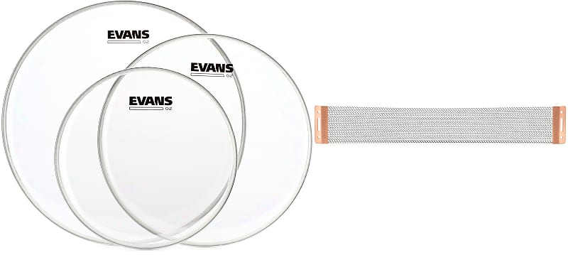 Evans G2 Clear 3-piece Tom Pack - 10/12/14 inch Bundle with | Reverb