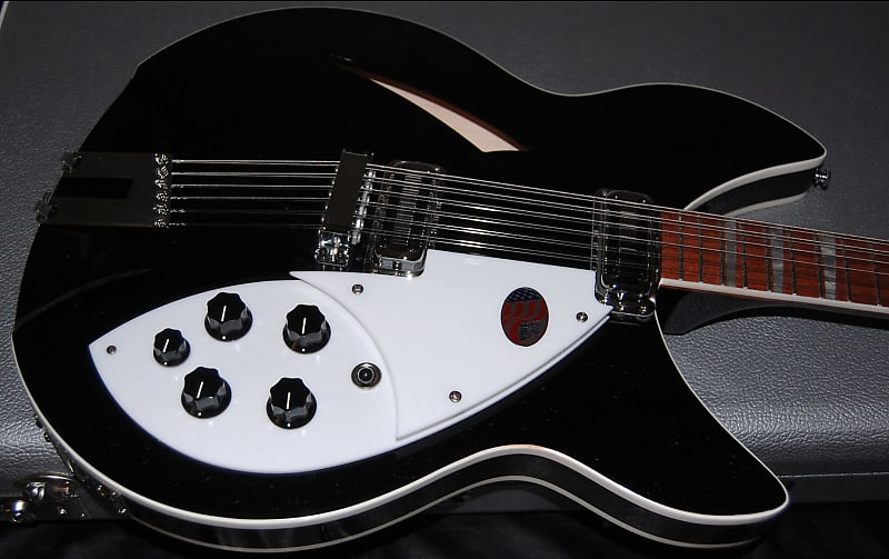 2021 Rickenbacker 360/12c63 JetGlo Electric Guitar OHSC | Reverb UK