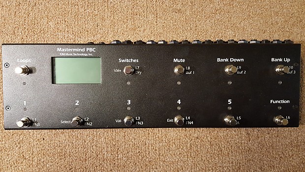 RJM Music Technology Mastermind PBC 10 Loop Switcher | Reverb