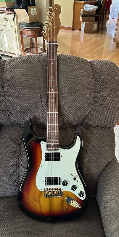 Partscaster Strat \Tele Hybrid 2023 - Burst | Reverb