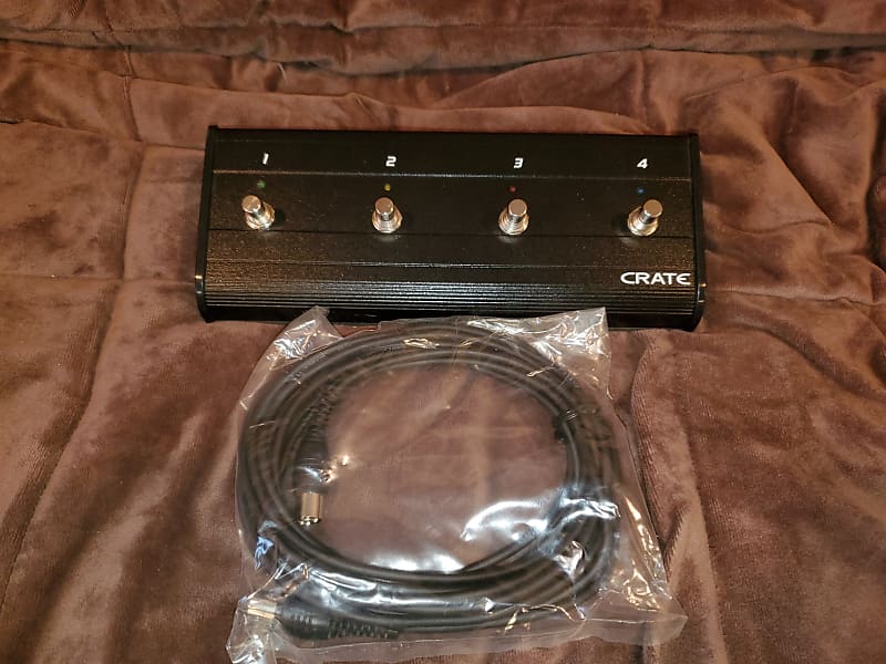 Crate 4 Button Footswitch For Bv-100h And Other Amps | Reverb UK