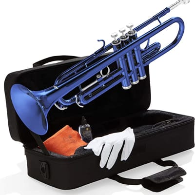 Mendini by Cecilio Standard Bb Trumpet - Brass / Gold w/ | Reverb