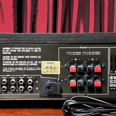 1979 Yamaha CR-640 Natural Sound AM/FM Receiver | Reverb