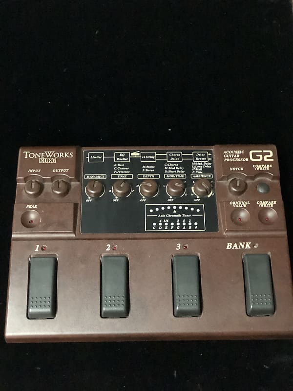 Korg ToneWorks G2 Acoustic Guitar Processor | Reverb