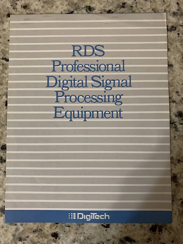 DigiTech Rack Brochure 1986 RDS 1900 6500 2001 3.6 | Reverb