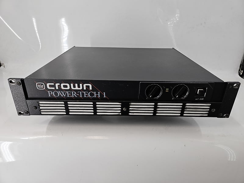 Crown Power Tech 1 2-Channel Power Amplifier - Tested - | Reverb