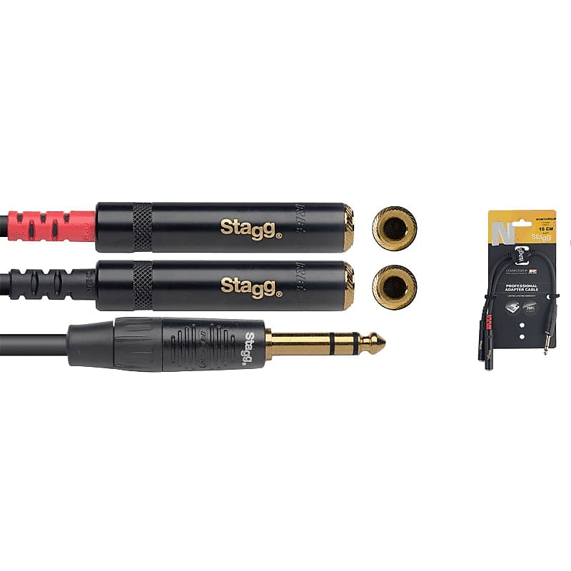 N Series - Y Cable (2 x 6.3mm Jack Sockets & 1x Stereo Jack) | Reverb