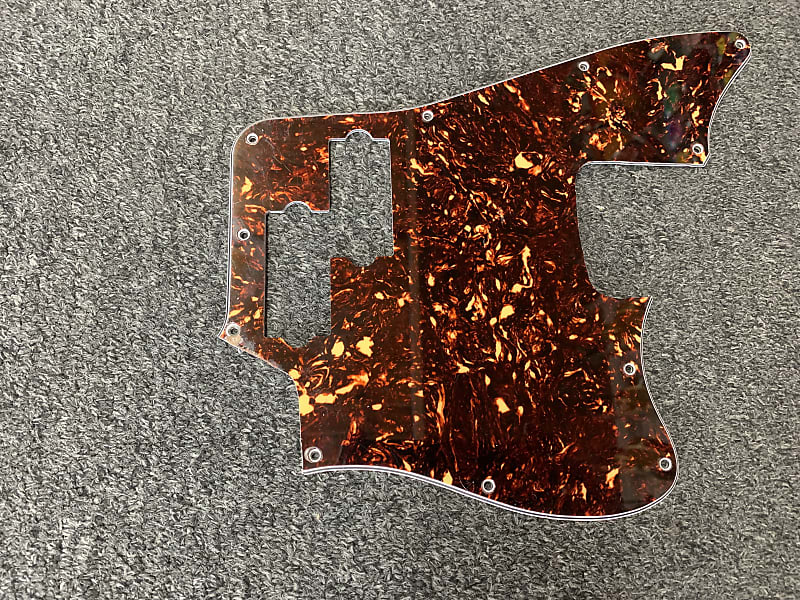 Squier Jaguar Bass Pickguard - Brown Tortoise | Reverb