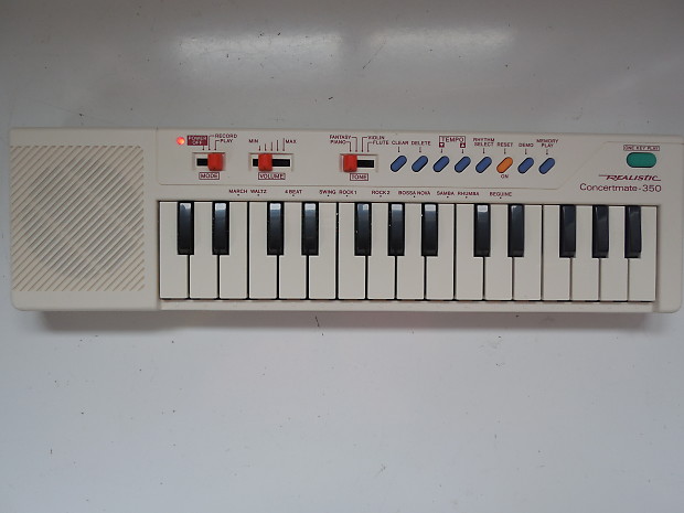 Realistic Concertmate 350 Monophonic Electronic Keyboard | Reverb