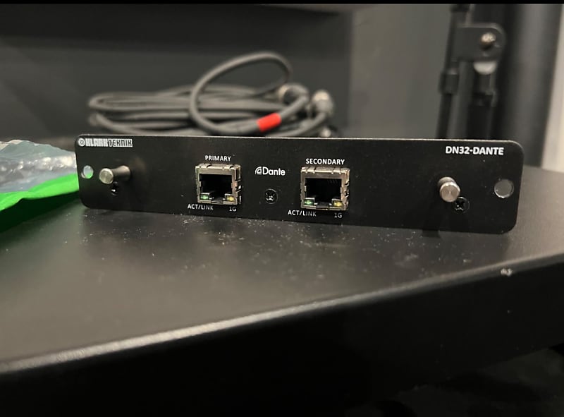 Klark Teknik DN32-Dante Expander for DN32 2019 - Present - | Reverb