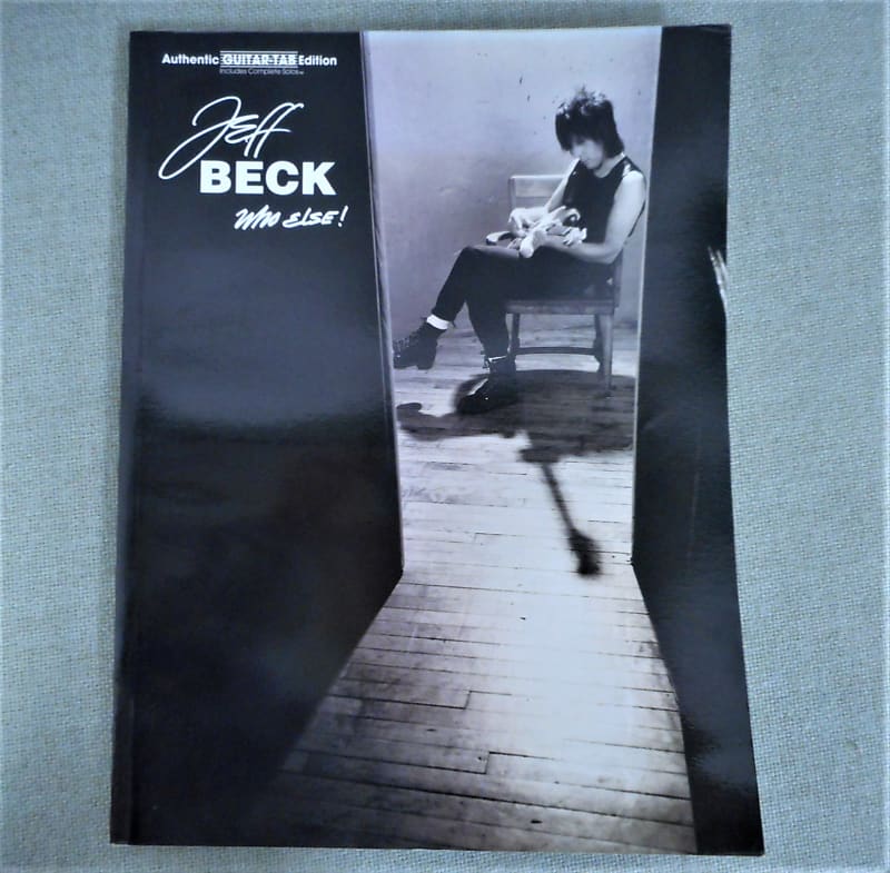 Warner Bros Jeff Beck "Who Else" Guitar Tab Book 1999 | Reverb