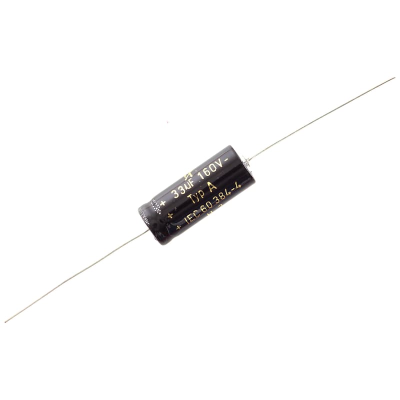 F&T Axial Electrolytic Capacitor, 33uf @ 160V DC | Reverb