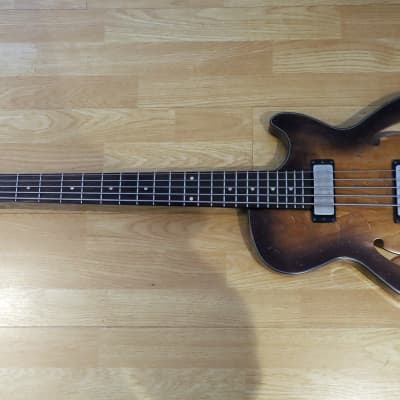 Ibanez AGBV205A Artcore Vintage 5-String Bass 2016 Tobacco | Reverb