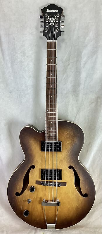 Mandocello conversion of Ibanez AF55 (left handed) with hard | Reverb