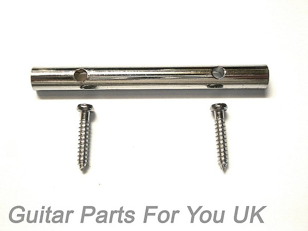 Chrome String Retainer Bar And Screws New Electric Guitar | Reverb