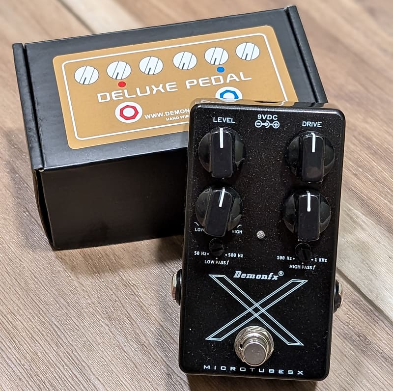 DemonFX Microtubes X Bass Overdrive/Boost Effect Pedal | Reverb