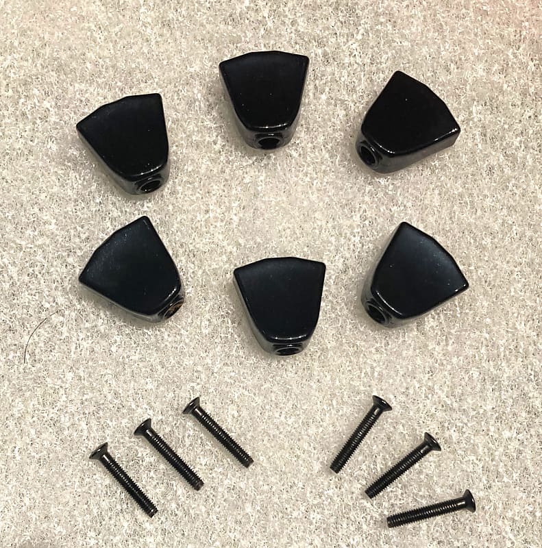 Keystone Metal Buttons w/screws - Black Metal | Reverb