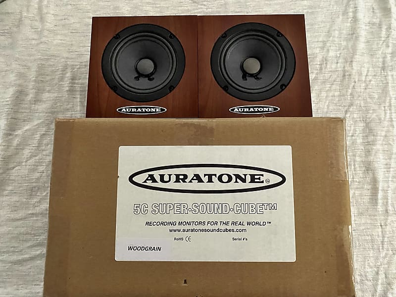 Auratone 5C Super Sound Cube (Pair) 2020 Mahogany | Reverb