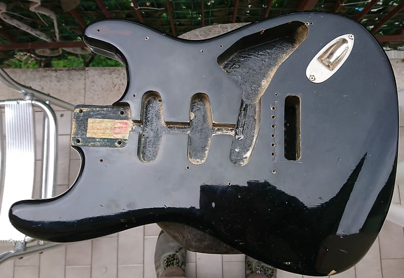 80s 1981 vtg MIJ Greco Spacey Sound stratocaster guitar body | Reverb