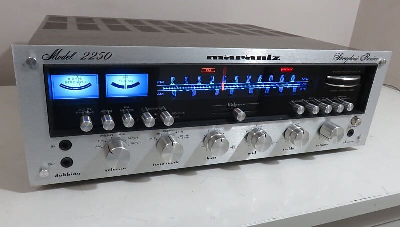 MARANTZ 2250 RECEIVER WORKS PERFECT SERVICED FULLY RECAPPED | Reverb