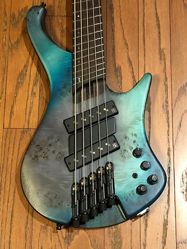 Ibanez EHB1505MS 5-String Bass - Tropical Seafloor Flat | Reverb
