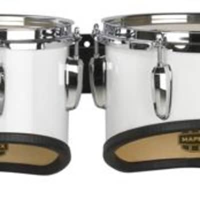 Ludwig USA Made Marching Tri Tom With Vest Carrier - White | Reverb