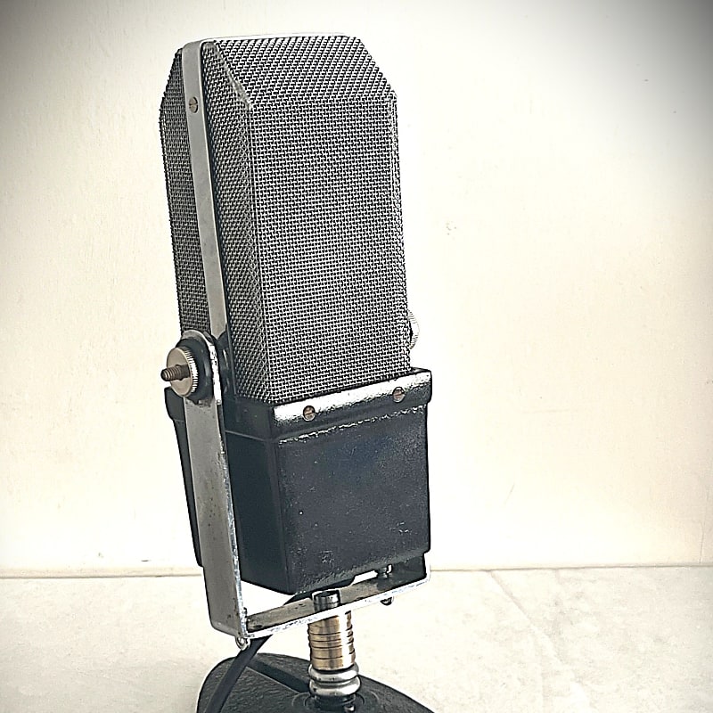 Super-Rare Vintage 1930's AMPERITE RIBBON Microphone, working | Reverb