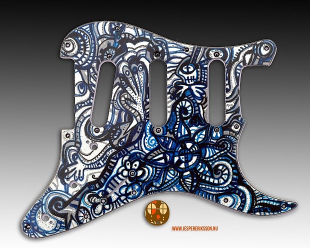 Unique pickguard for Stratocaster 2014 | Reverb