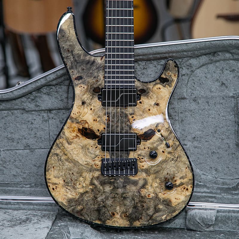 Mayones Regius 7 2020 Buckeye Burl Master Grade | Reverb